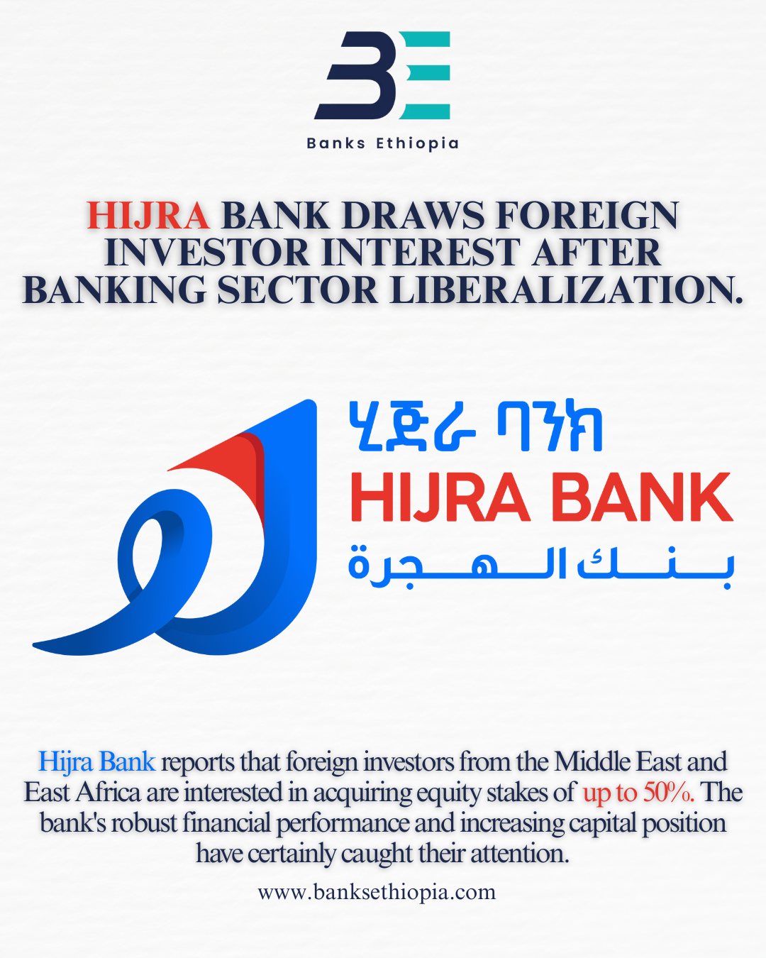 Hijra Bank Attracts Foreign Investor Interest Following Banking Sector ...
