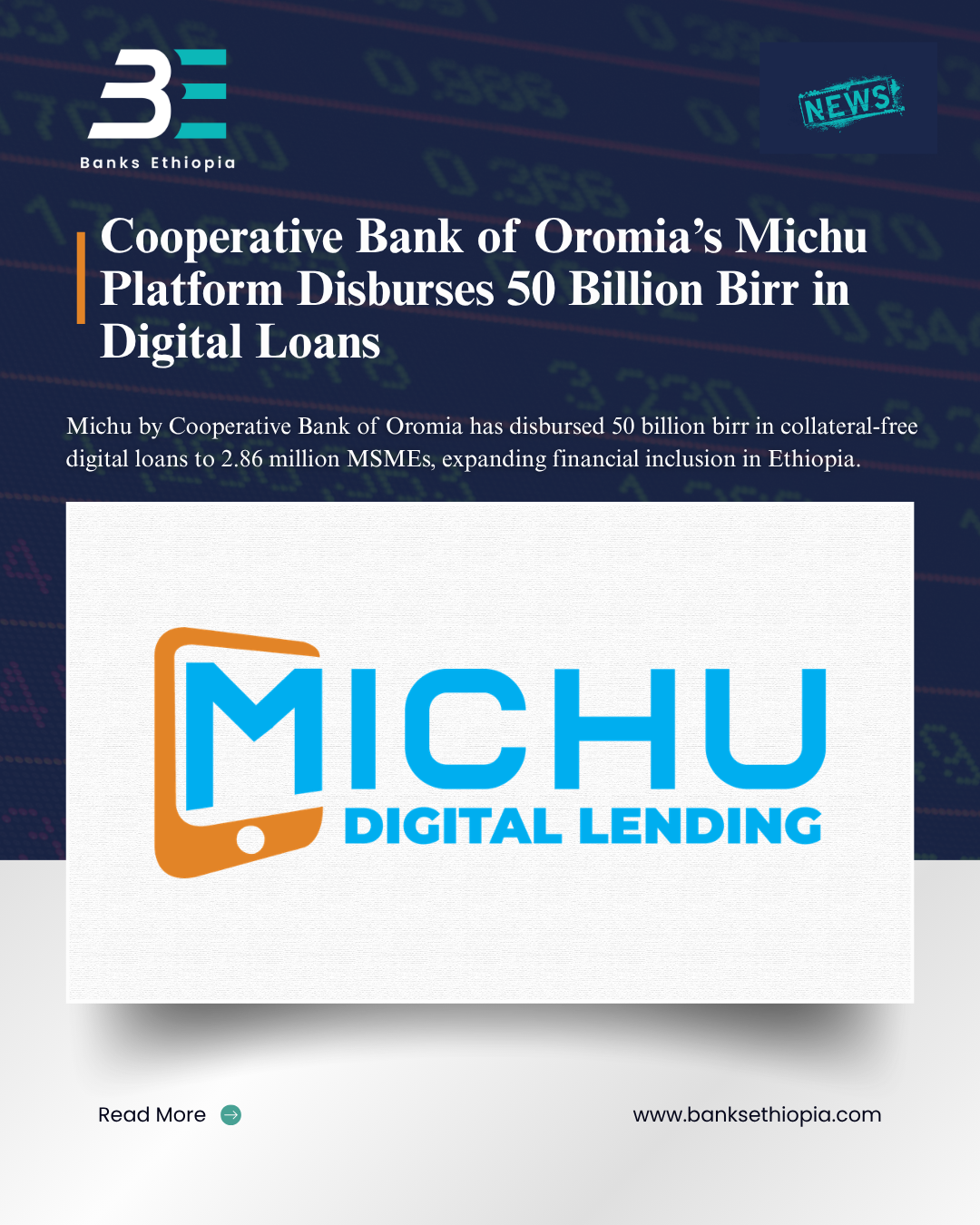 Cooperative Bank of Oromia’s Michu Platform Disburses 50 Billion Birr ...