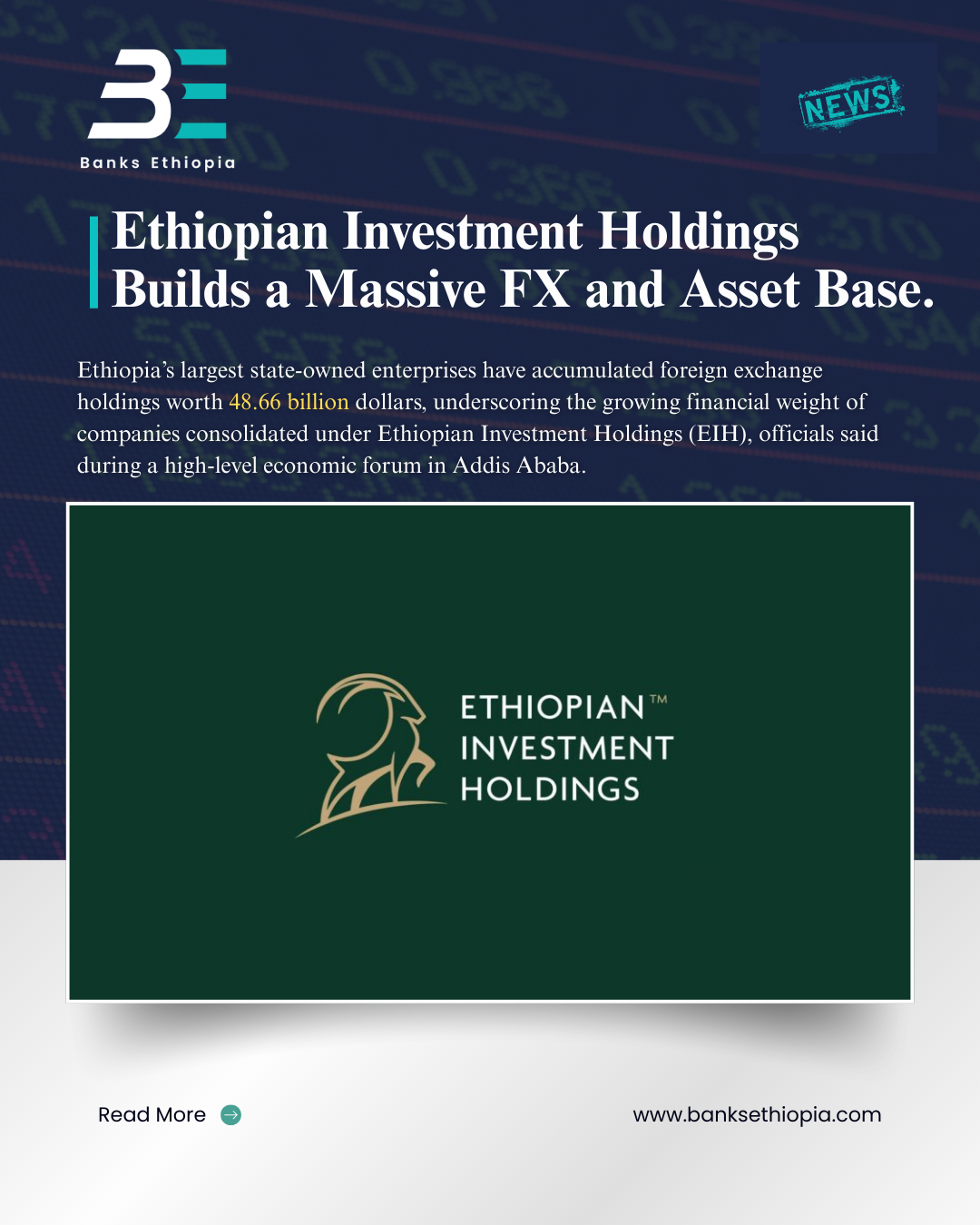 Ethiopian Investment Holdings Builds a Massive FX and Asset Base ...